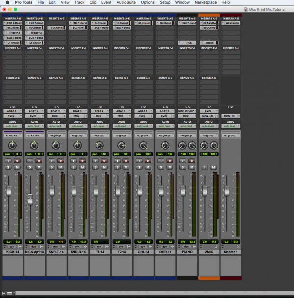 How To PRINT A Mix In Pro Tools - OBEDIA | Music Recording Software ...