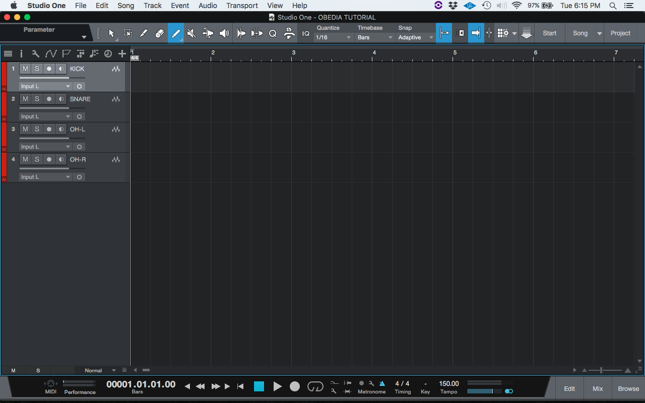 Overview Of The Different Views In Studio One 4 - OBEDIA | Music ...