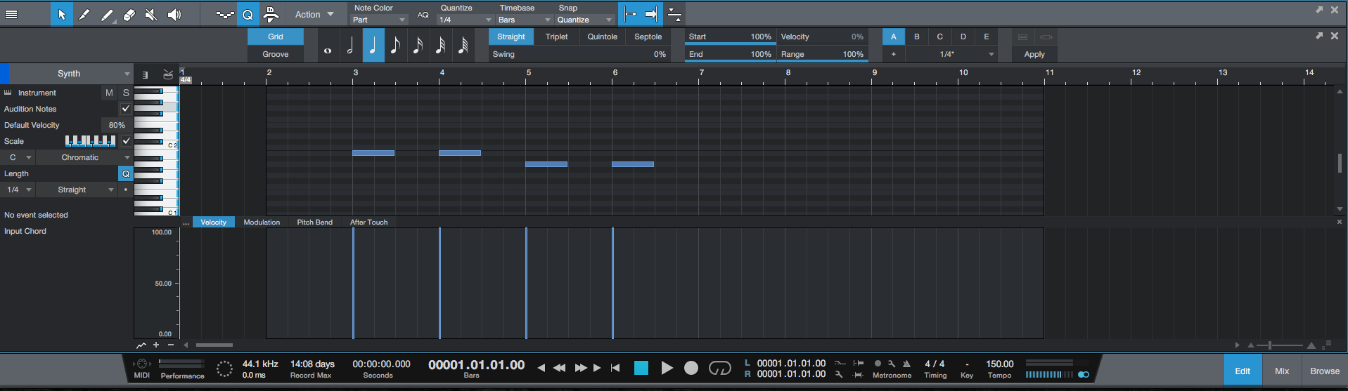 How To Change The Length Of MIDI Notes In Studio One 4 - OBEDIA | Music ...
