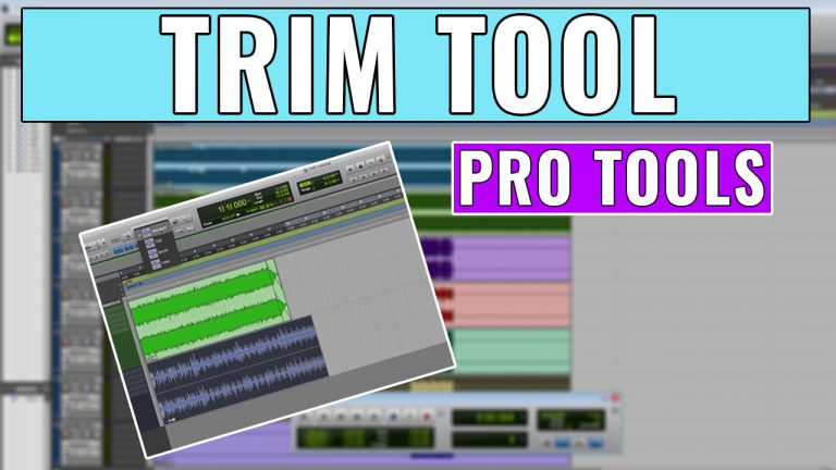 How To Use The Trim Tool In Pro Tools - Pro Tools Training
